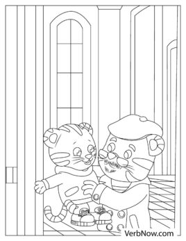 Free DANIEL TIGER Coloring Pages for Download (Printable PDF)