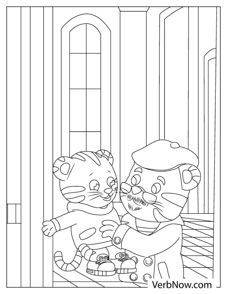 Free DANIEL TIGER Coloring Pages & Book for Download (Printable PDF ...
