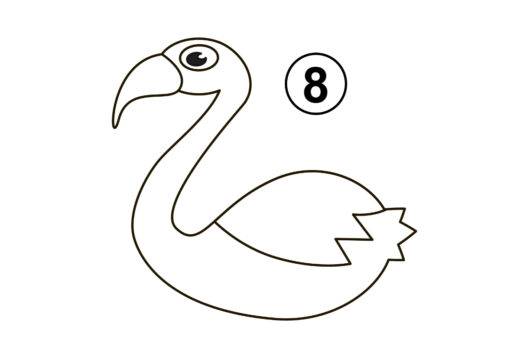 How to Draw a Flamingo in 12 Easy Steps