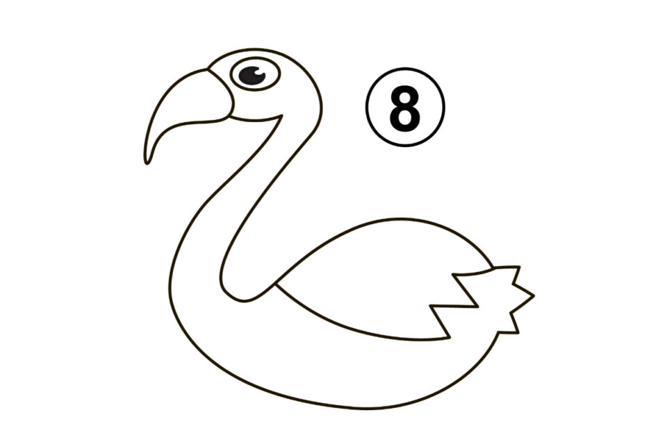 How to Draw a Flamingo in 12 Easy Steps
