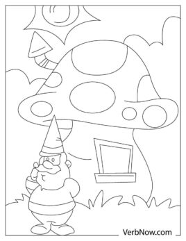 Free GNOME Coloring Pages for Download (Printable PDF)