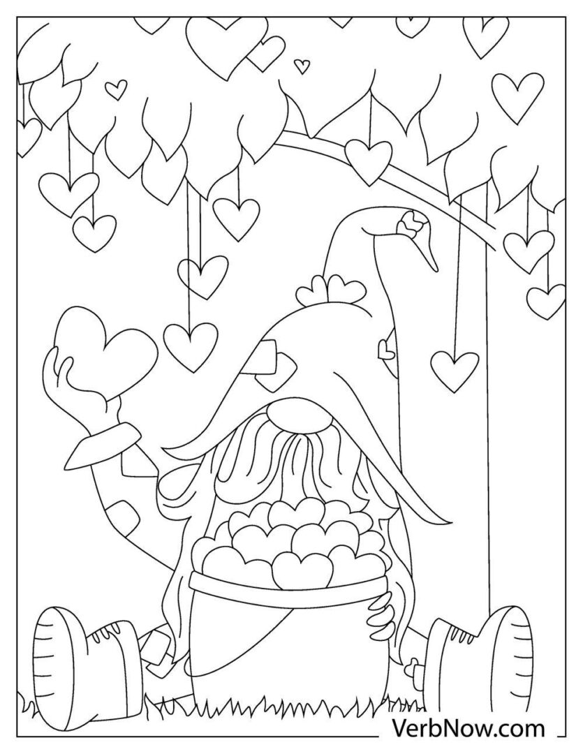 Free GNOME Coloring Pages for Download (Printable PDF)