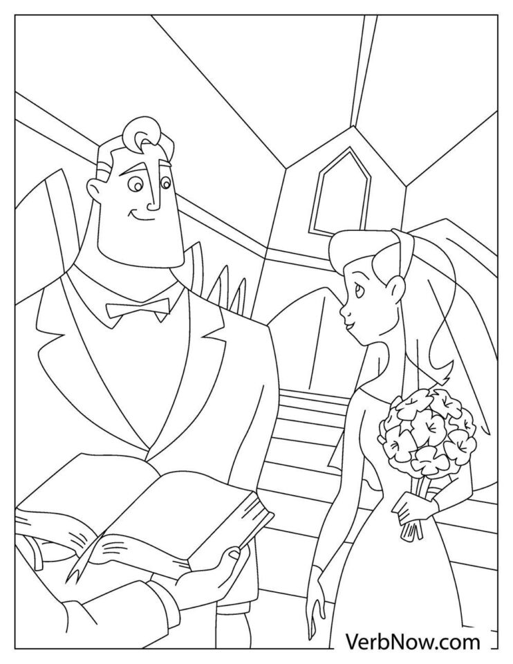 Free INCREDIBLES Coloring Pages for Download (Printable PDF)