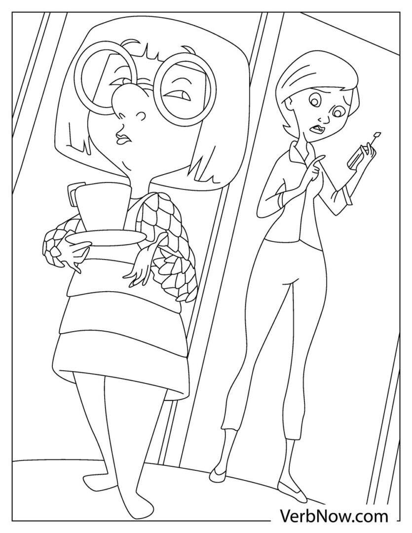 Free INCREDIBLES Coloring Pages for Download (Printable PDF)