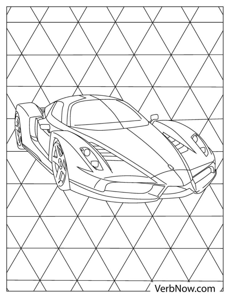 23 LAMBORGHINI Coloring Pages (Free Printable PDF)