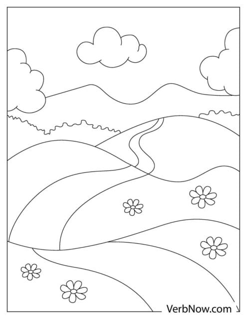 Free NATURE Coloring Pages for Download (Printable PDF)
