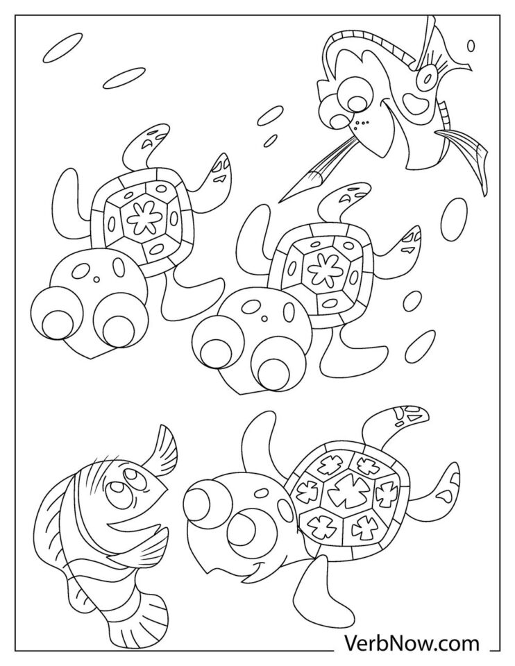 Free NEMO Coloring Pages & Book for Download (Printable PDF) - VerbNow