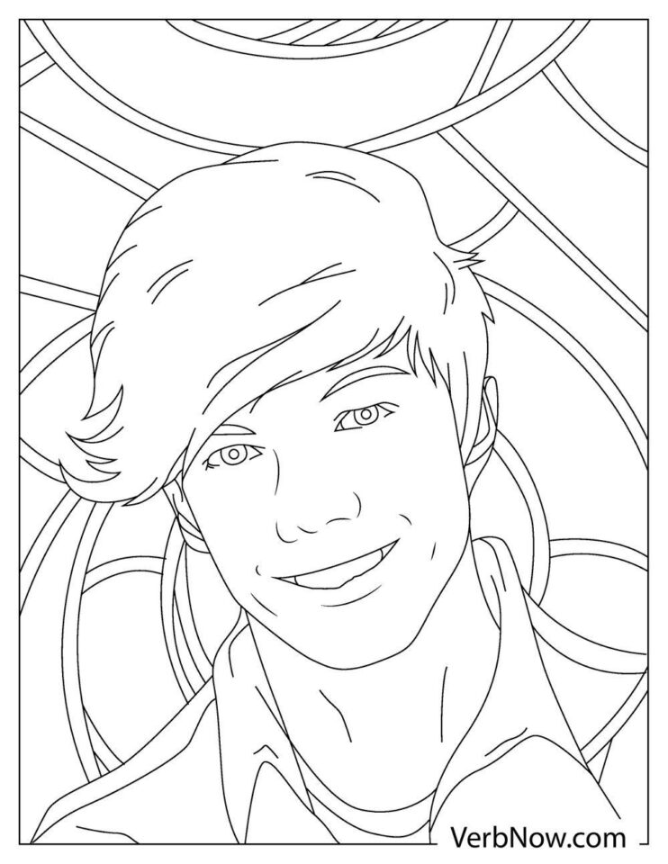 Free ONE DIRECTION Coloring Pages for Download (Printable PDF)