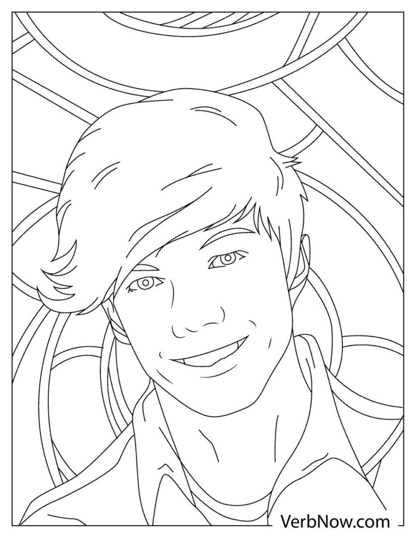 Free ONE DIRECTION Coloring Pages for Download (Printable PDF)