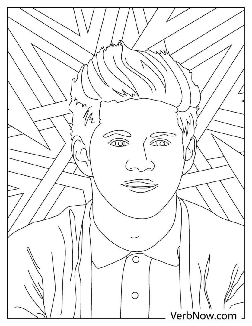 Free ONE DIRECTION Coloring Pages for Download (Printable PDF)
