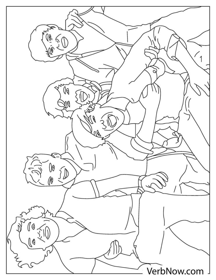 Free ONE DIRECTION Coloring Pages for Download (Printable PDF)
