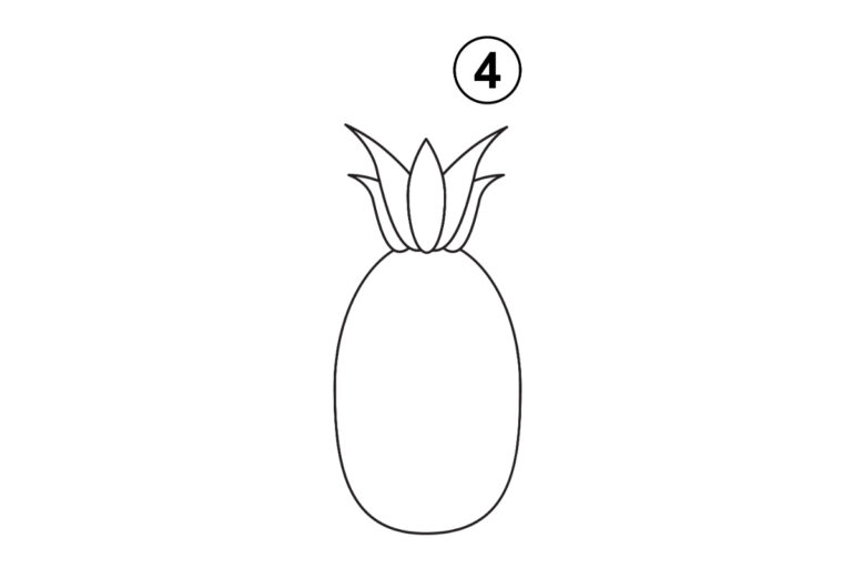 How to Draw a Pineapple in 11 Easy Steps - VerbNow