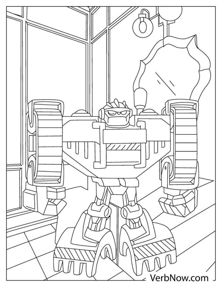 Free RESCUE BOTS Coloring Pages for Download (Printable PDF)