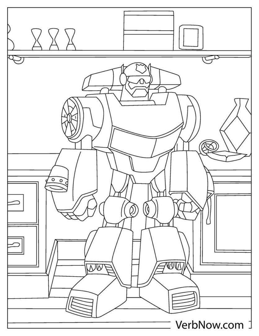 Free RESCUE BOTS Coloring Pages for Download (Printable PDF)