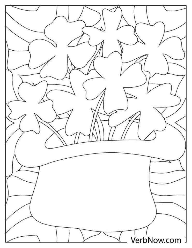 Free SHAMROCK Coloring Pages for Download (Printable PDF)
