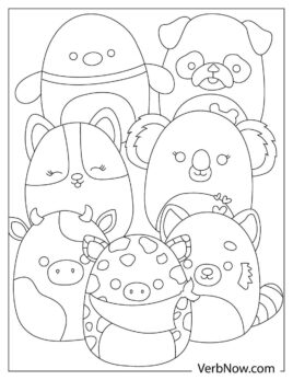 20+ Free Squishmallows Coloring Pages (Printable PDF)