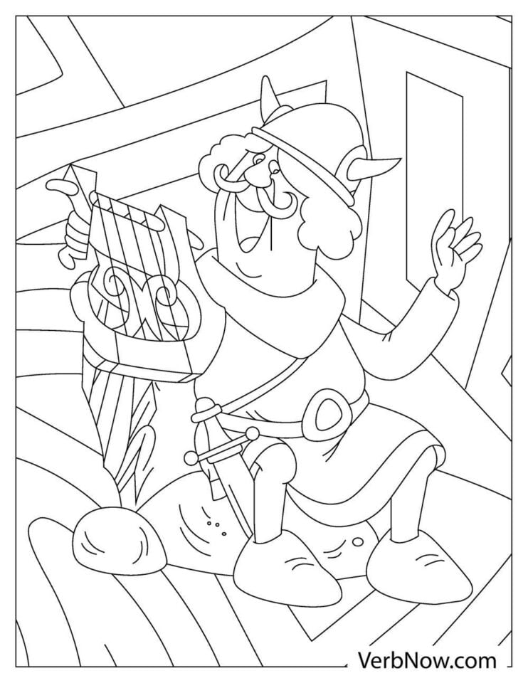 Free VIKING Coloring Pages for Download (Printable PDF)
