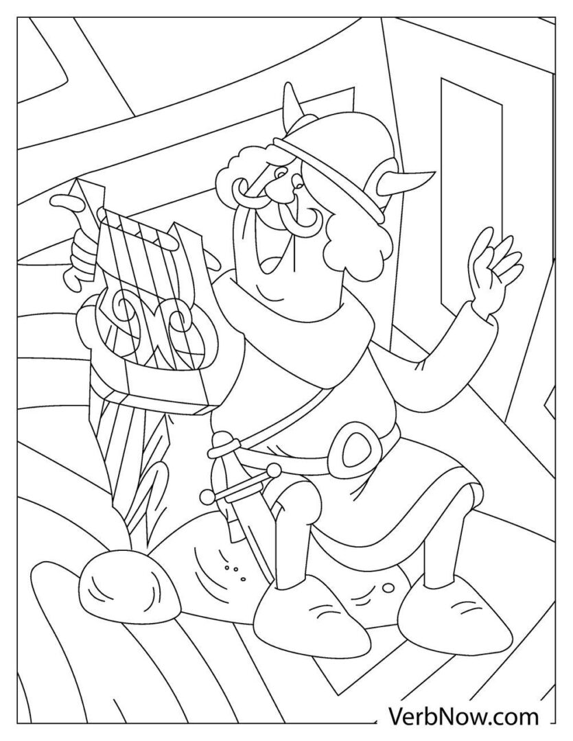 Free VIKING Coloring Pages for Download (Printable PDF)