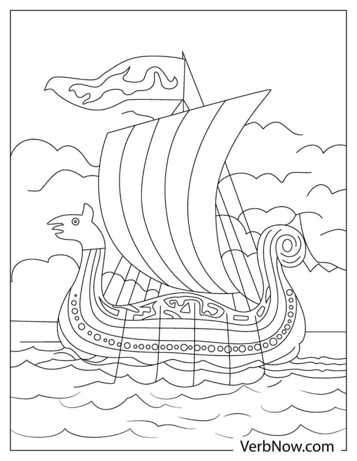 Free VIKING Coloring Pages for Download (Printable PDF)