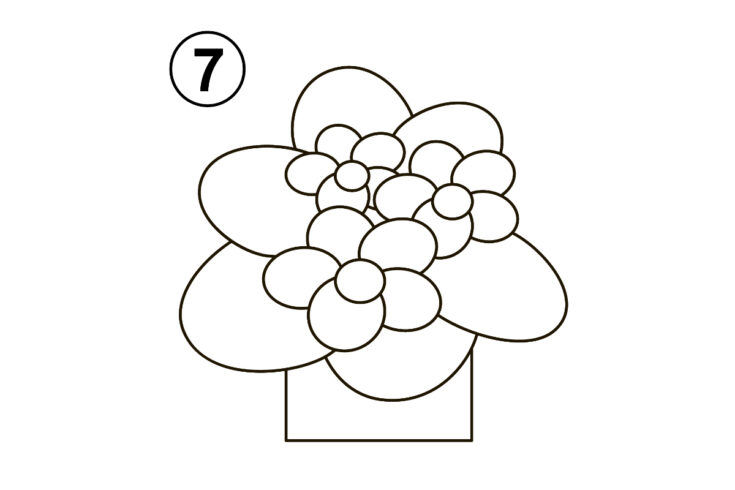 How to Draw a Violet in 11 Easy Steps