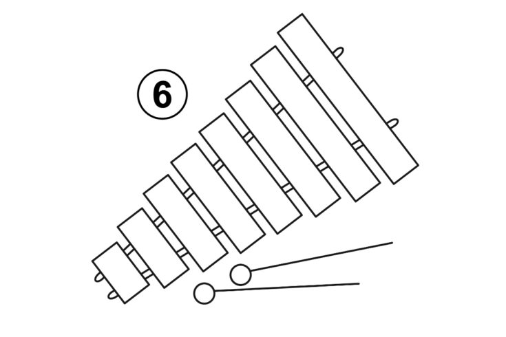 How to Draw a Xylophone in 9 Easy Steps