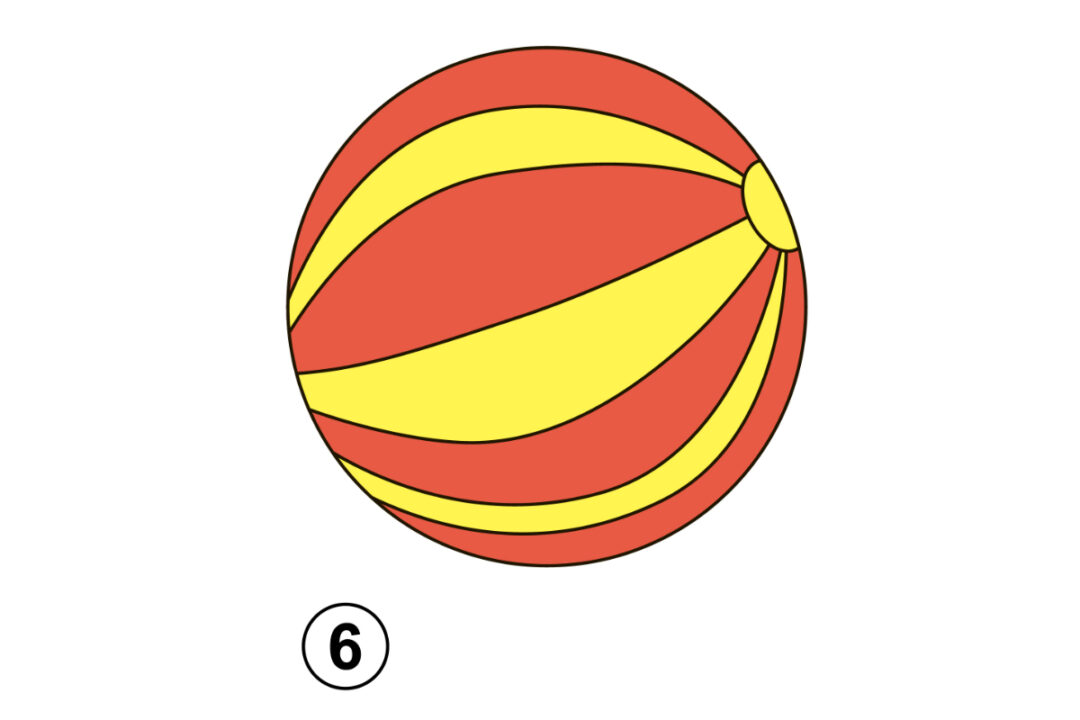 How to Draw a Ball in 6 Easy Steps
