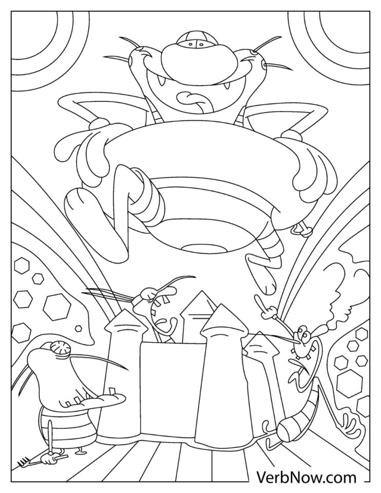 Free Cockroach Coloring Pages & Book for Download (Printable PDF) - VerbNow