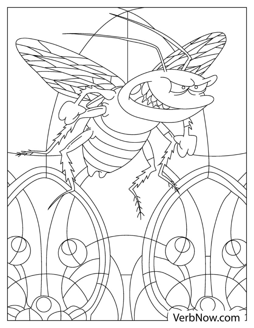 Free Cockroach Coloring Pages & Book for Download (Printable PDF) - VerbNow
