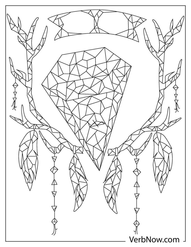 Free CRYSTALS Coloring Pages for Download (Printable PDF)
