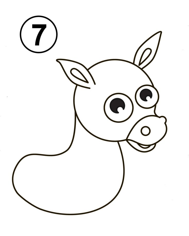 How to Draw a Donkey in 14 Easy Steps - VerbNow