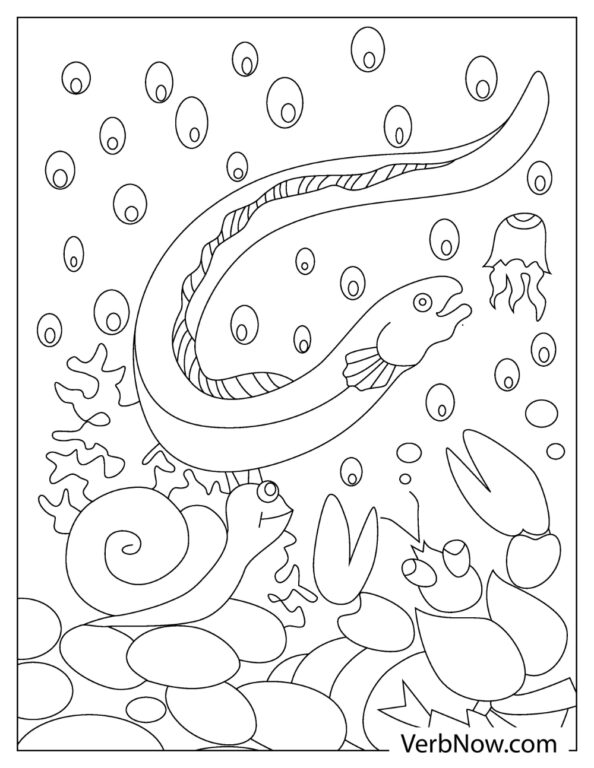 Free EEL Coloring Pages for Download (Printable PDF)