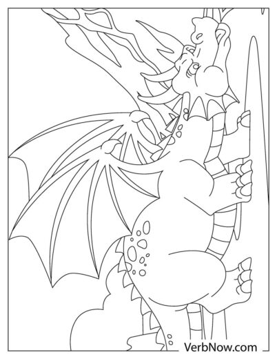 Free FIRE DRAGON Coloring Pages for Download (Printable PDF)
