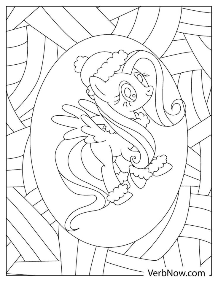 Free FLUTTERSHY Coloring Pages for Download (Printable PDF)