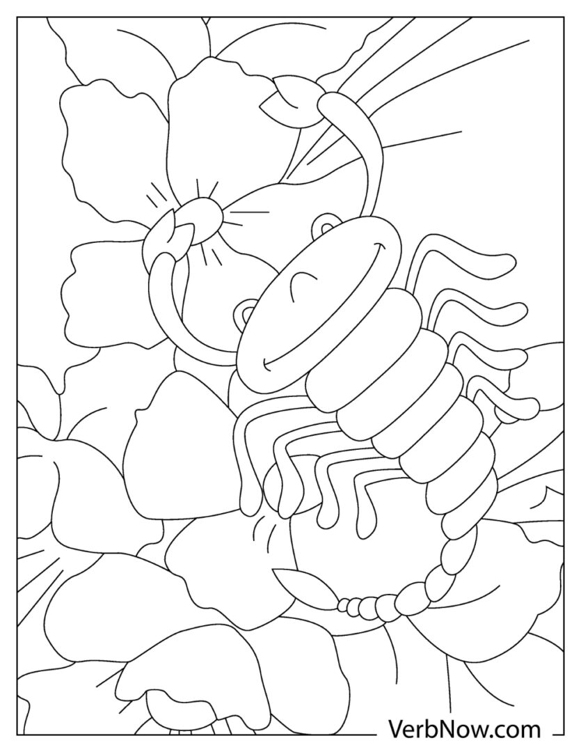 Free SCORPION Coloring Pages for Download (Printable PDF)