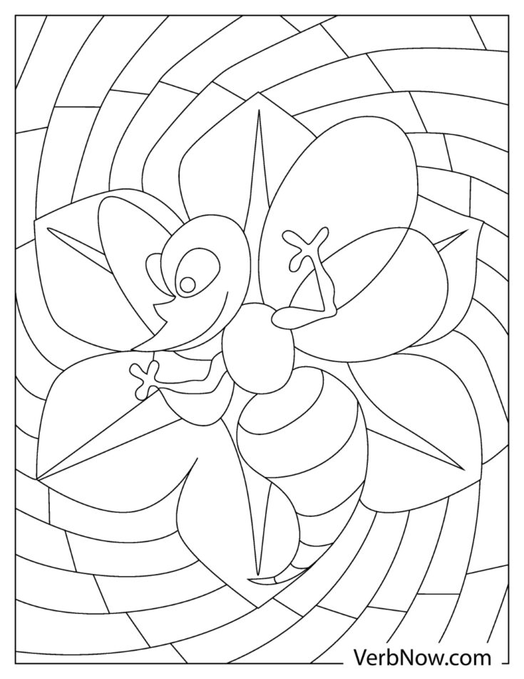 Free WASP Coloring Pages for Download (Printable PDF)