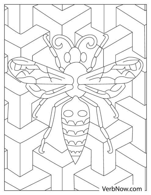 Free WASP Coloring Pages for Download (Printable PDF)