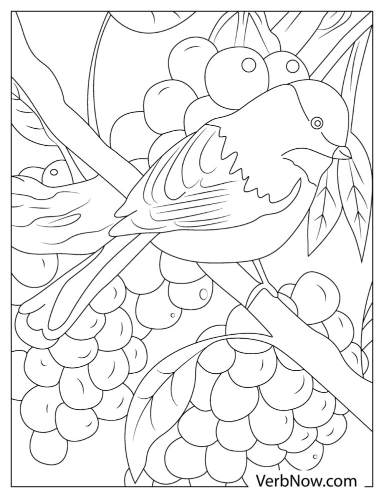 Free CHICKADEE Coloring Pages for Download (Printable PDF)