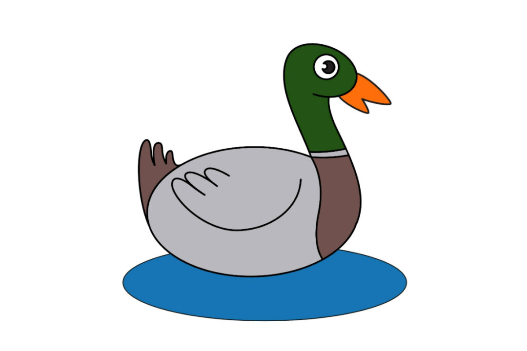 How to Draw a Duck with 2 Easy Drawing Tutorials