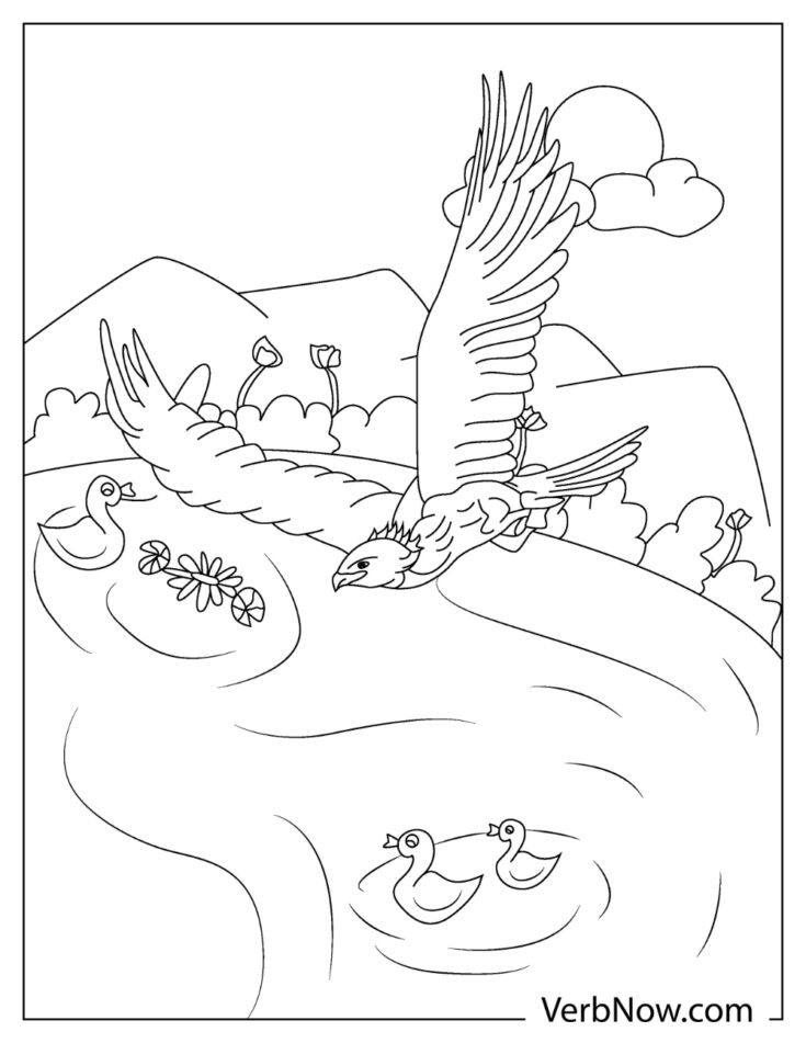 Free FALCON Coloring Pages for Download (Printable PDF)