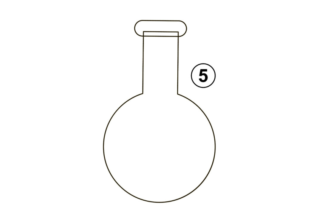 How to Draw a Lab Flask in 8 Easy Steps (for Kids)