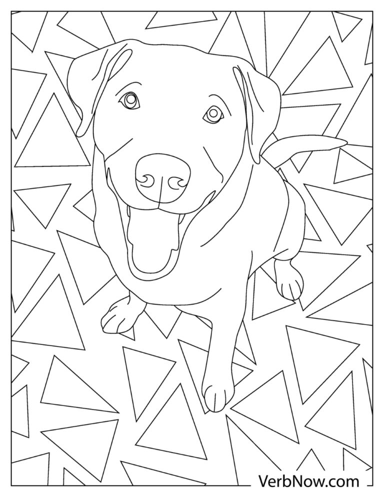 22 Free LABRADOR DOG Coloring Pages for Download (Printable PDF)