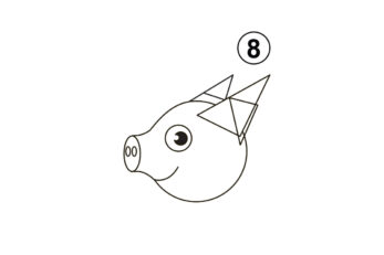 How to Draw a Pig Face in 12 Easy Steps