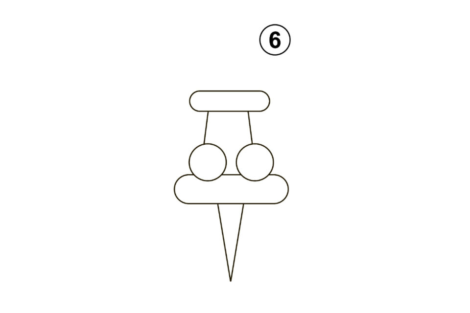 How to Draw a Pin in 8 Easy Steps (for Kids)