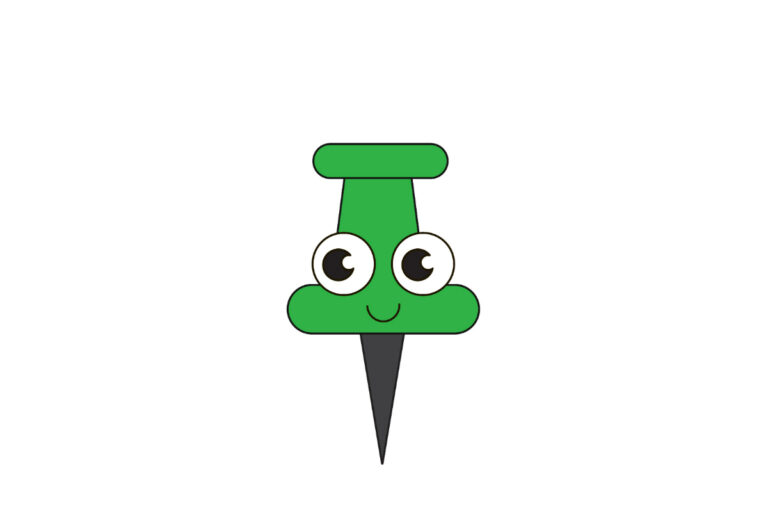 How to Draw a Pin in 8 Easy Steps (for Kids)