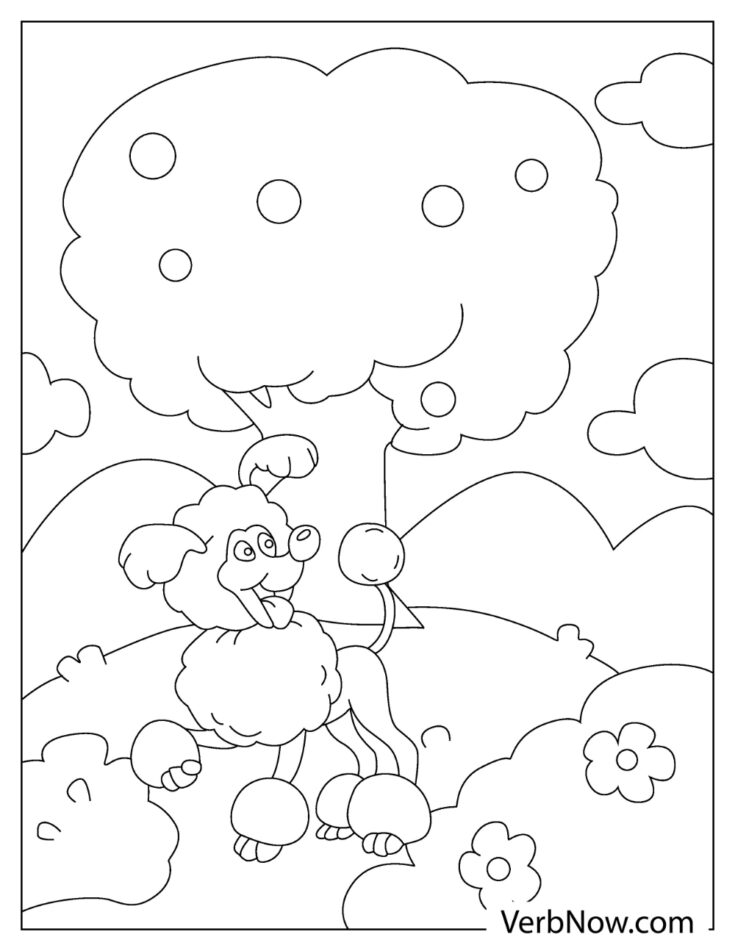 Free POODLE Coloring Pages for Download (Printable PDF)