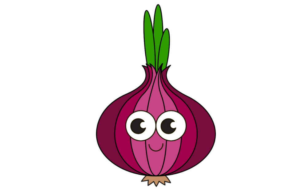 How to Draw a Red Onion in 10 Easy Steps