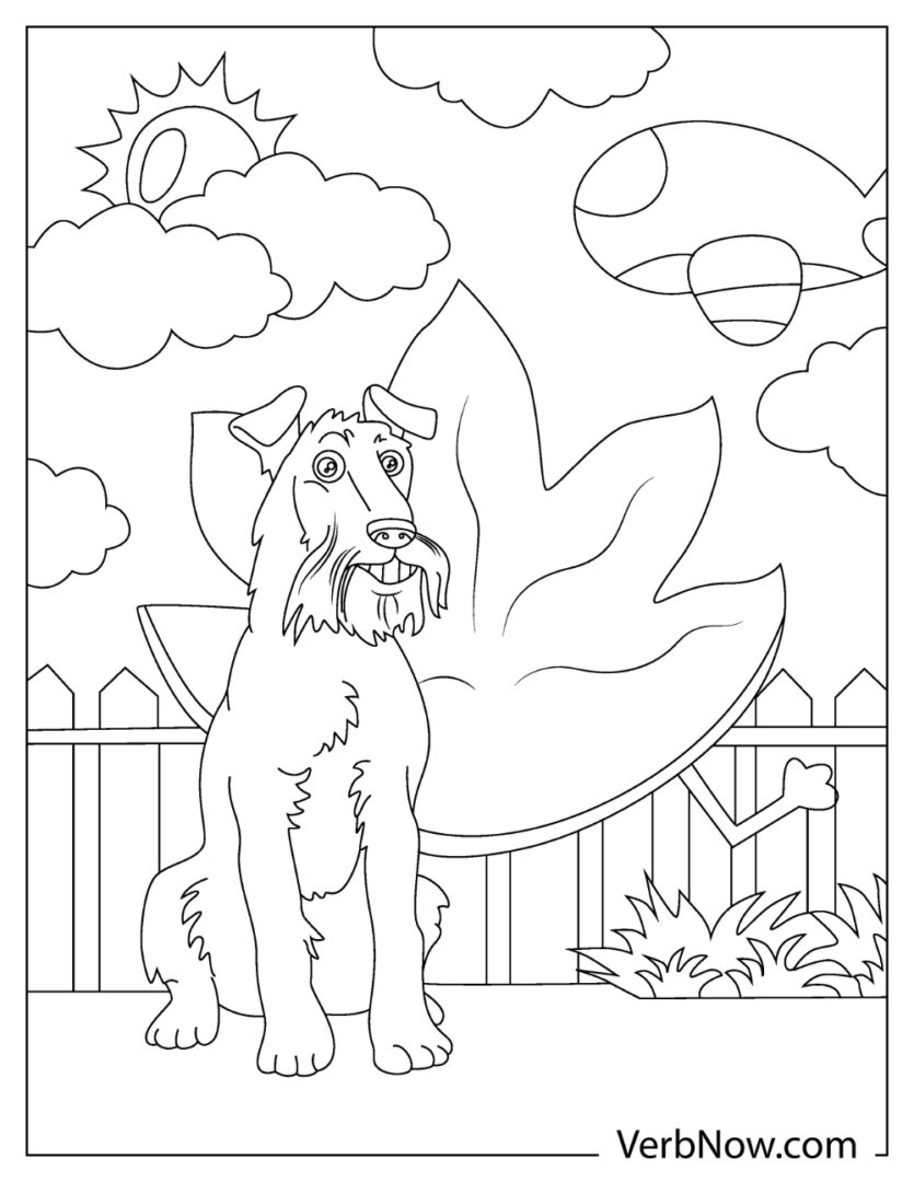 Free TERRIER DOG Coloring Pages for Download (Printable PDF)