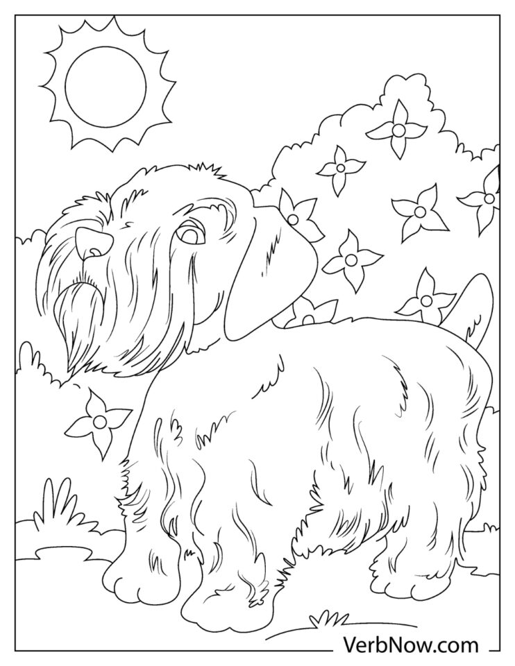 Free TERRIER DOG Coloring Pages for Download (Printable PDF)