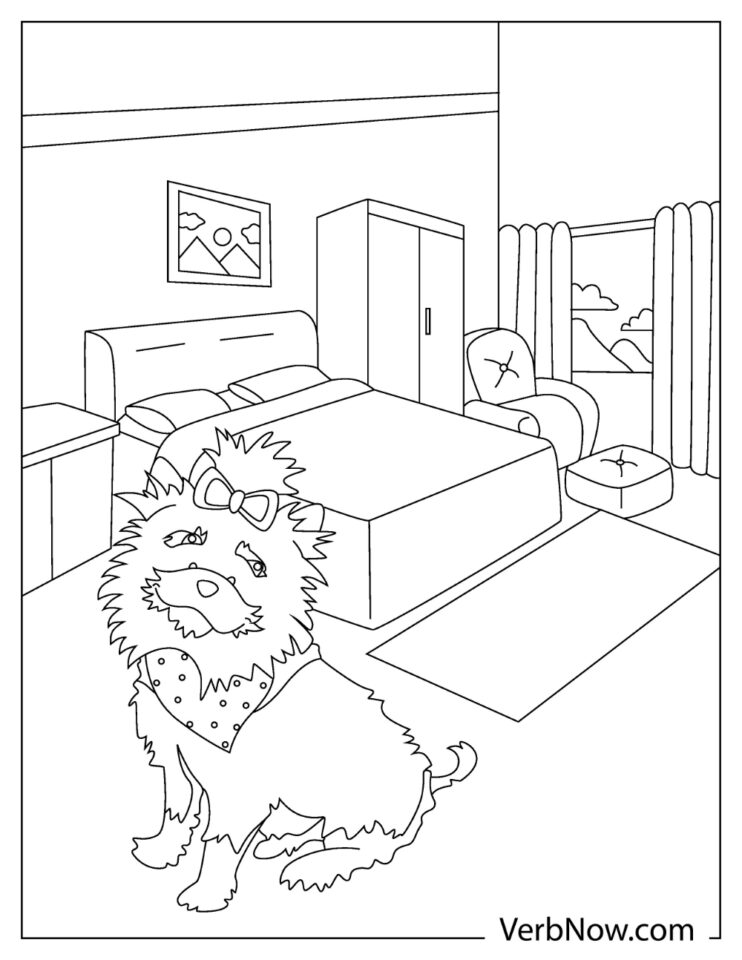 Free TERRIER DOG Coloring Pages for Download (Printable PDF)