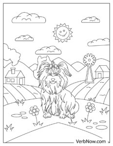 Free TERRIER DOG Coloring Pages for Download (Printable PDF)